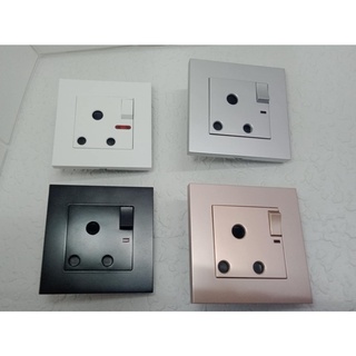 15A PALAM DINDING 3 LUBANG / SWITCH SOCKET 15A OUTLET 3 ROUND HOLE 1 ...