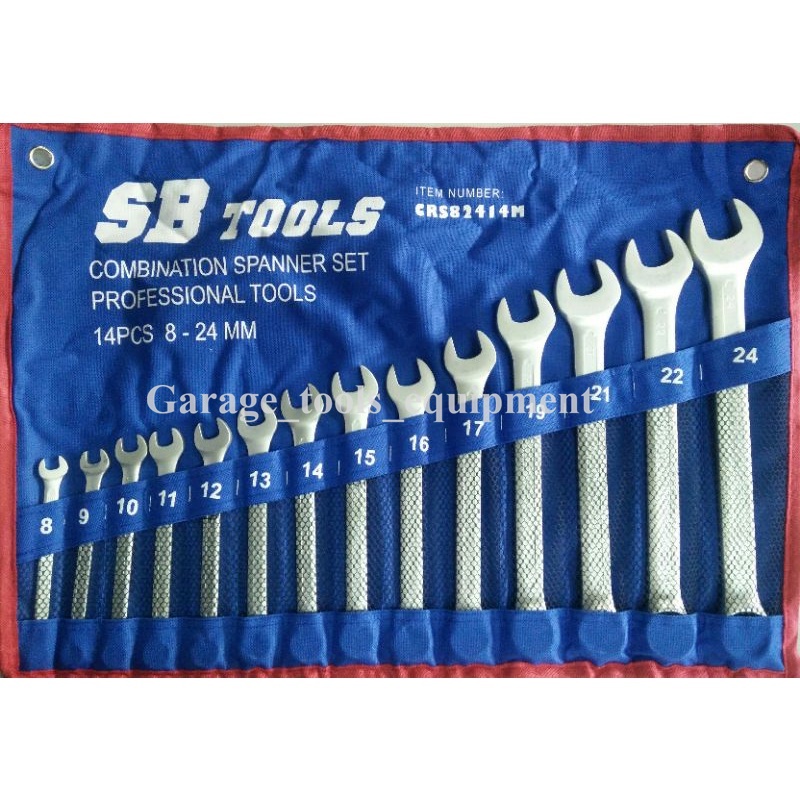 SB Tools Combination Wrench Set - Spanner Set - Common Ring Set ...