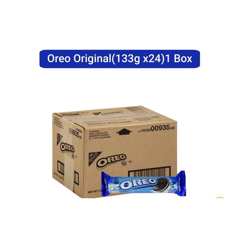 Oreo Original / Chocolate biscuit 133g x 24pcs 1 carton | Shopee Malaysia