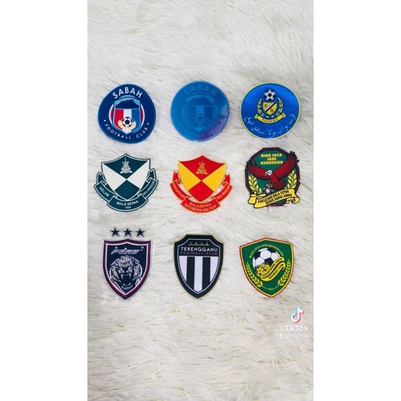Iron On Patches || Logo Negeri || FC Club Patches || Iron On Logo ...