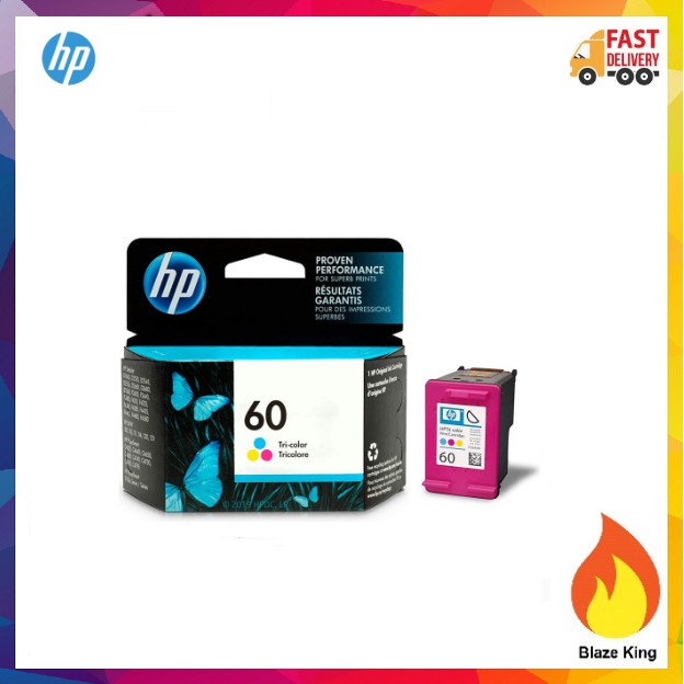 HP 60 Tri-color Original Ink Cartridge | Shopee Malaysia