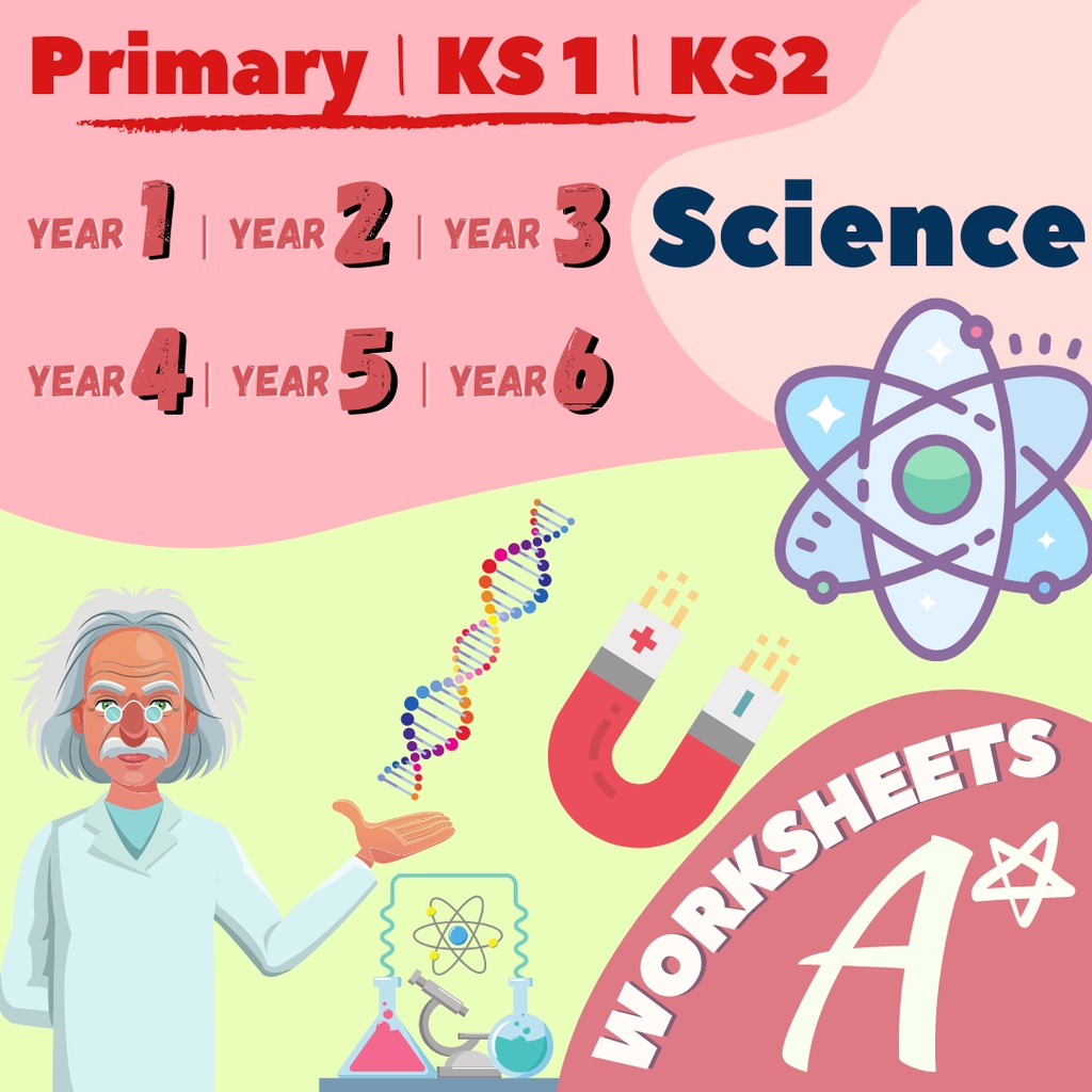 Buy 2 KS1 KS2 Primary Checkpoint Science Worksheets With Answer