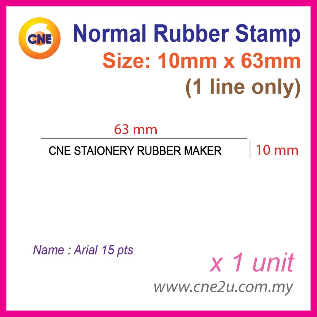Custom Made Normal Rubber Stamp Address Chop / Cop Getah / Stamp Cop I ...