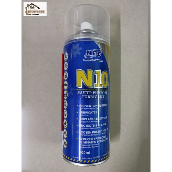 Nietz N10 Multi-Purpose Lubricant Anti Rust Spray 400ml | Shopee Malaysia