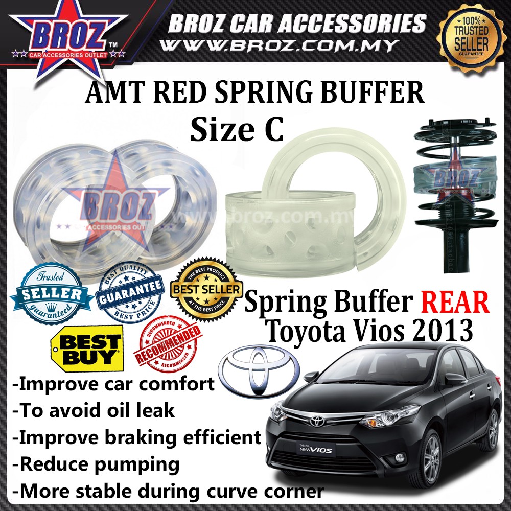 Toyota Vios 2013 OEM Rear C-Type Car Shock Absorber Spring Buffer ...