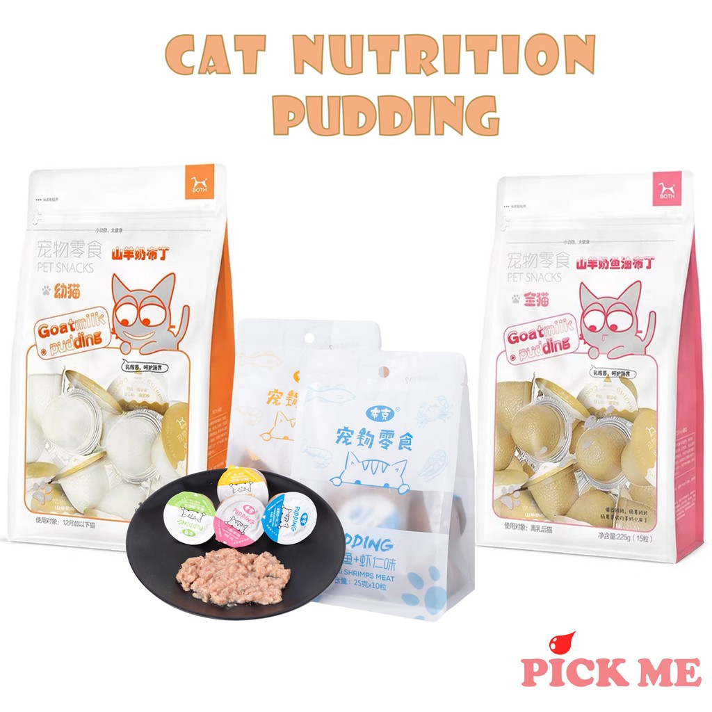 Cat Pudding /Both Goat Milk Pudding /Makanan Kucing /Cat snacks /Cat ...