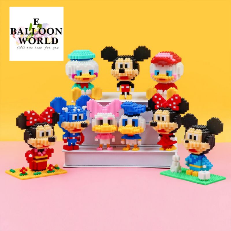 Disney Mickey Mouse Mini Lego & Mario Mini Lego | Shopee Malaysia