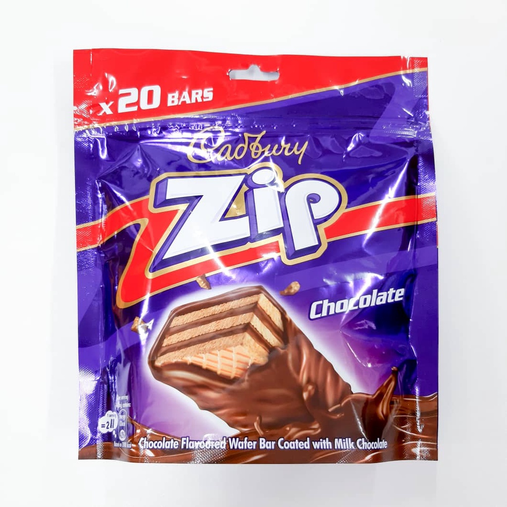 CADBURY Zip Chocolate Wafer 20Pcs | Shopee Malaysia