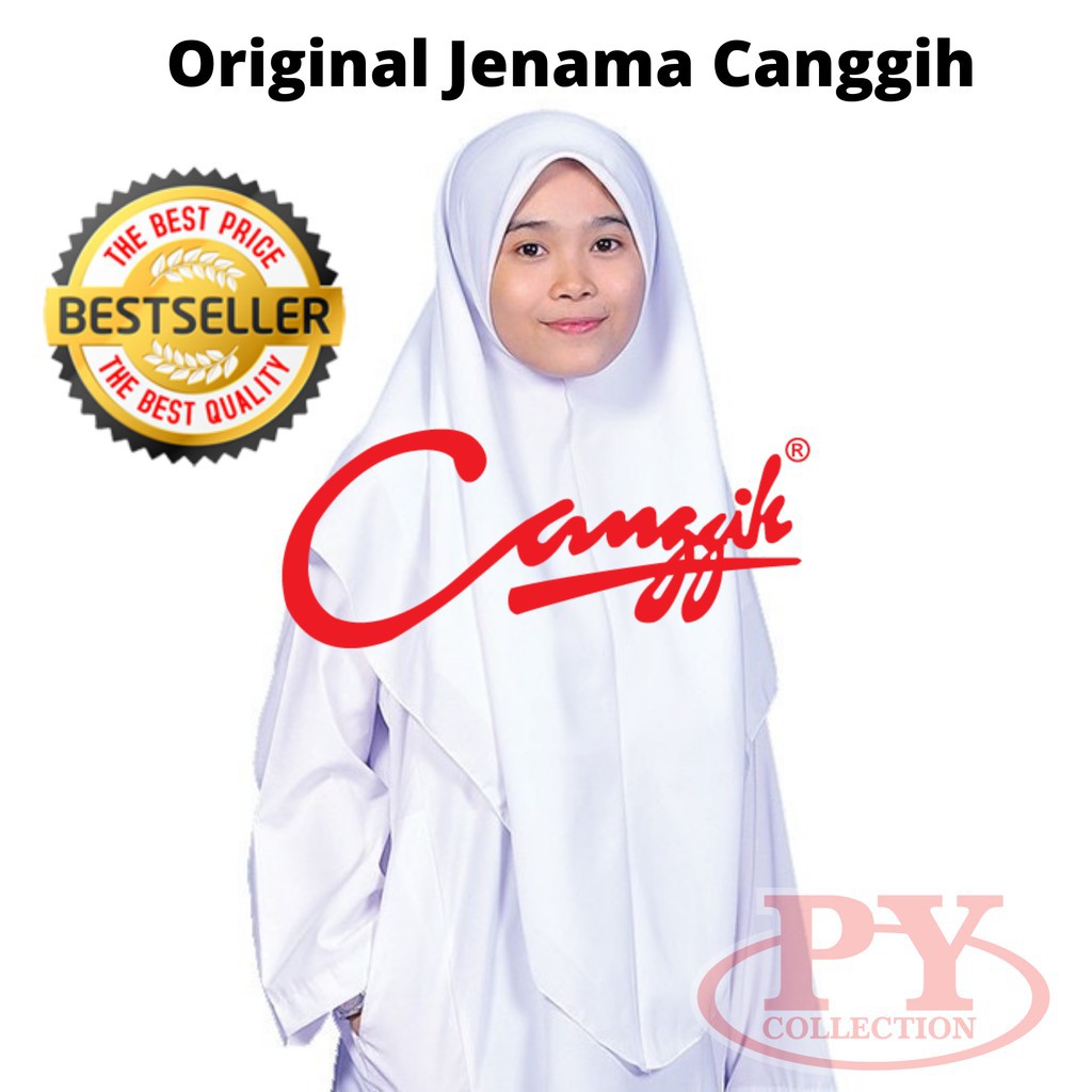 Girls fashion kt2002 - original baju sekolah jenama canggih - tudung ...