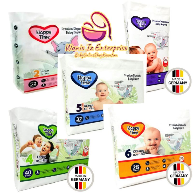 Nappy Time Diapers Regular Pack (ReadyStock) | Shopee Malaysia