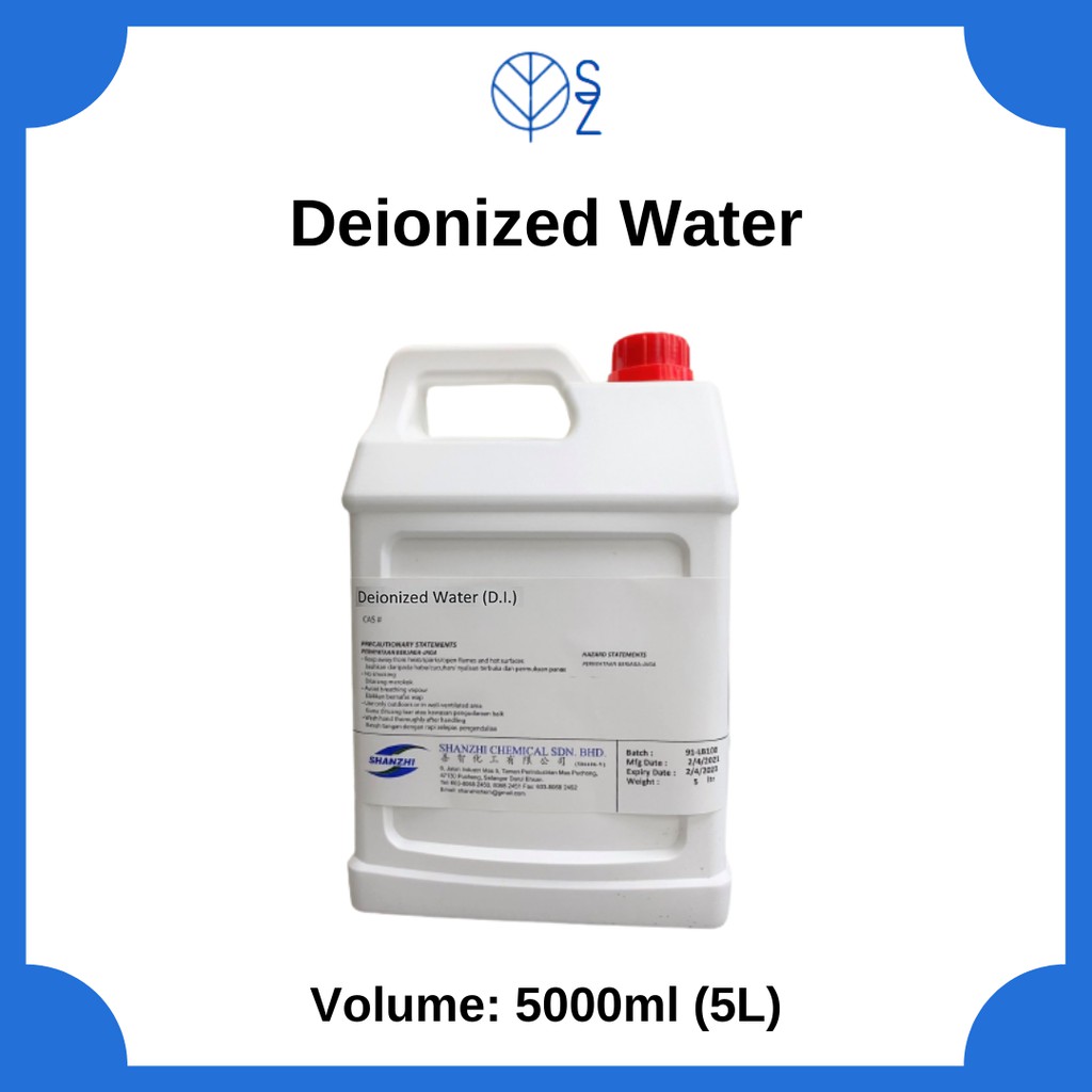 Deionized Water DI Water Lab Use 5L | Shopee Malaysia