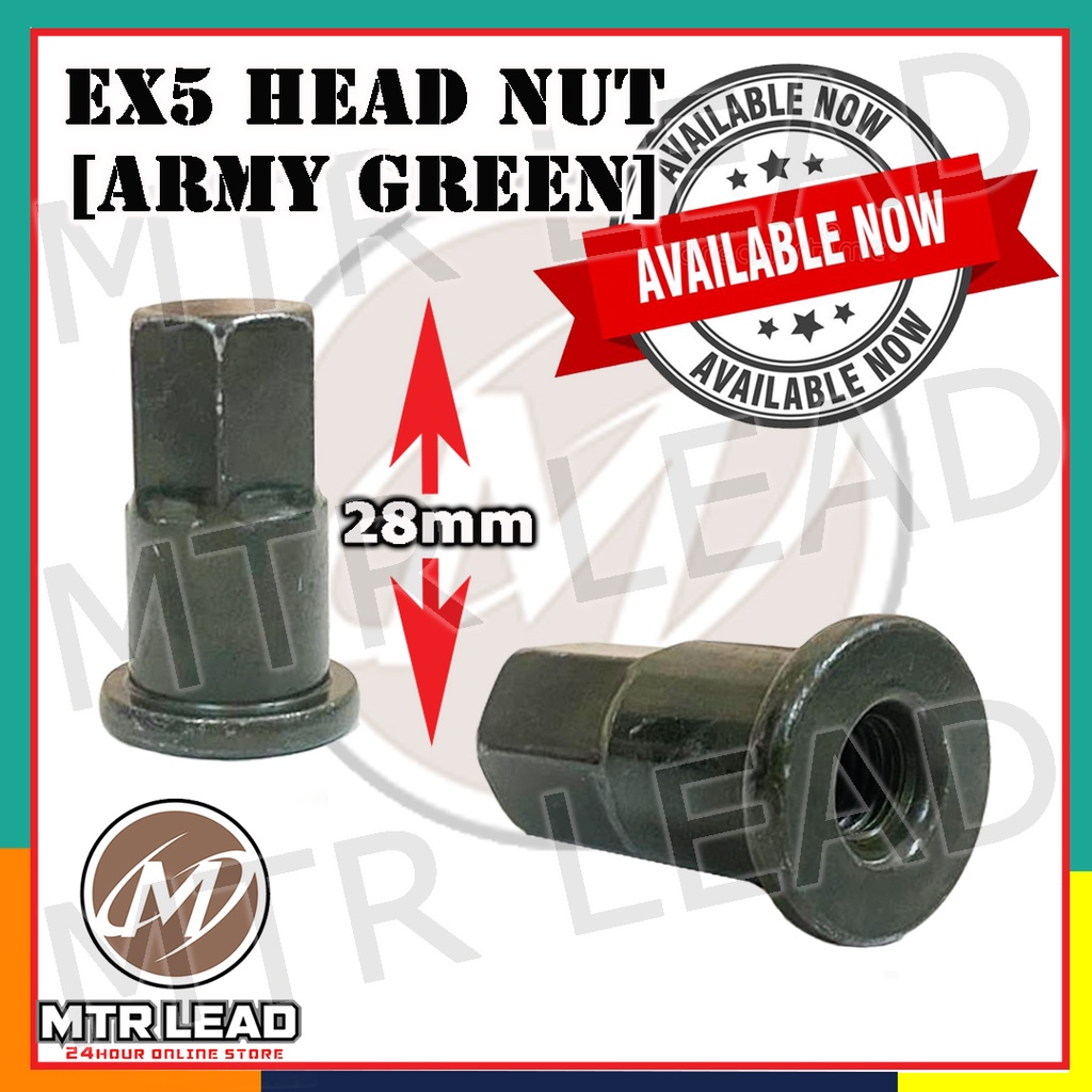 Head Nut Normal Nut Head Standard Std Head Block Nut Ex5 Dream Wave100 ...