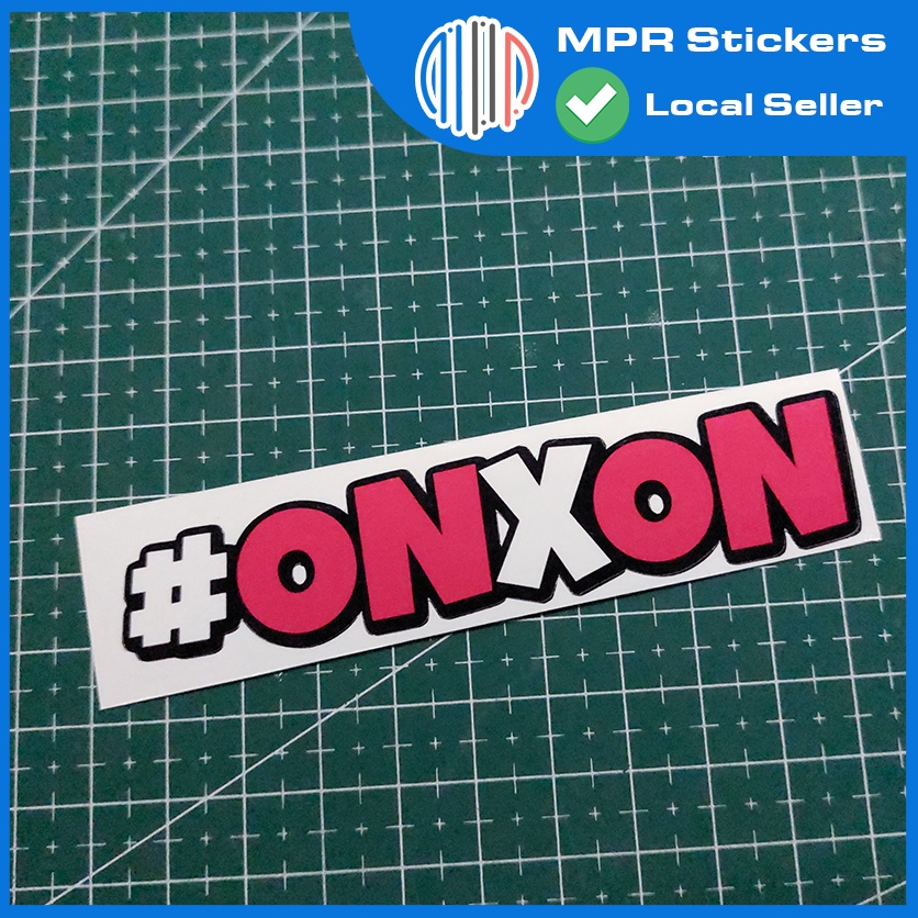 Sticker On x On Sticker Motorsikal Sticker Kereta | Shopee Malaysia