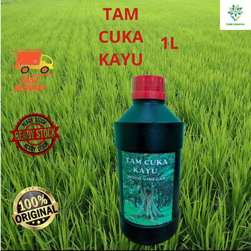 1L Cuka Kayu GRED AAA Organik (100% Asli Tiada Campuran ) Wood Vinegar ...