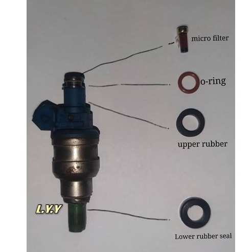 # Proton Mitsubishi fuel Injector repair kit seal wira satria putra ...