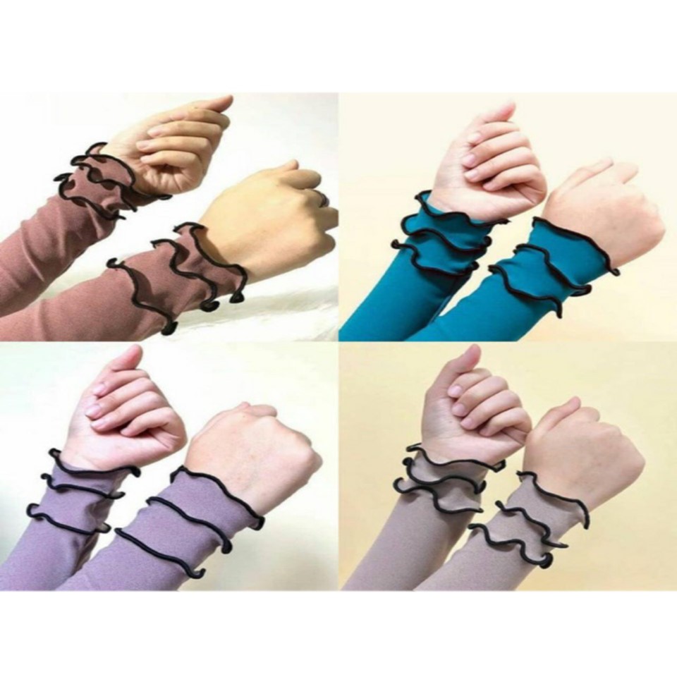 Hand Socks 3 Ruffle muslimah, | Shopee Malaysia