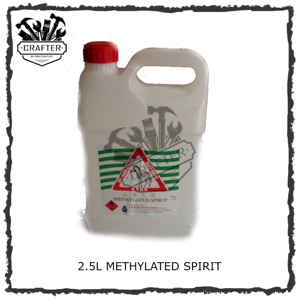 2.5L Methylated Industrial Spirit Zebra / Alcohol Spirit | Shopee Malaysia