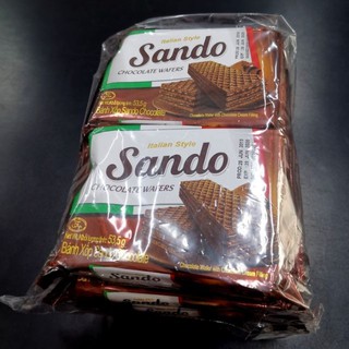 Sando Italian Chocolate Wafer 53.5g x 10 pack (1 Poly) | Shopee Malaysia