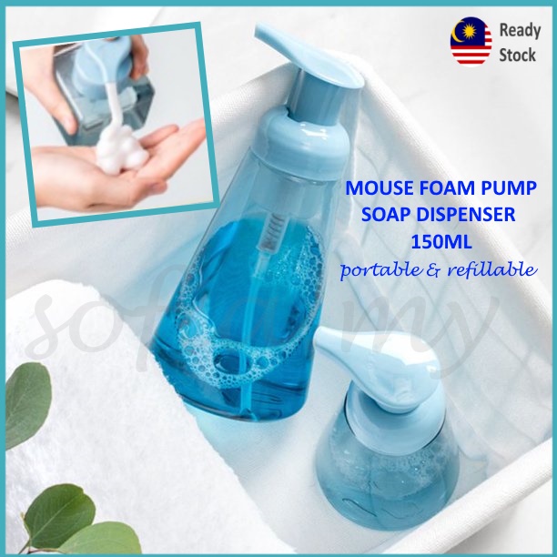 [READY STOCK] 150ml Portable TRAVEL Mousse Foam Pump Liquid Soap ...
