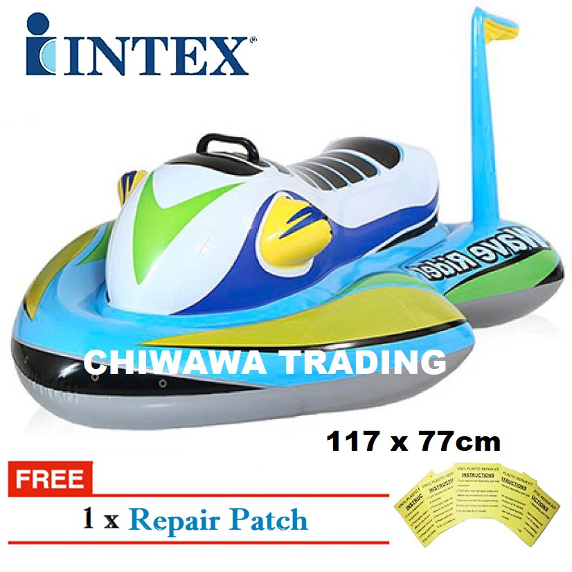 PROMOTION 57520 INTEX Inflatable Wave Rider Raft Lifebuoy Aid Float ...