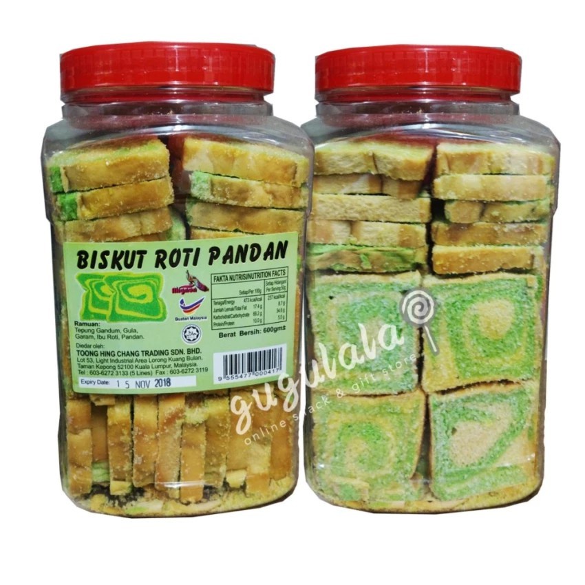 Biskut Roti Kok Pandan 550g | Shopee Malaysia
