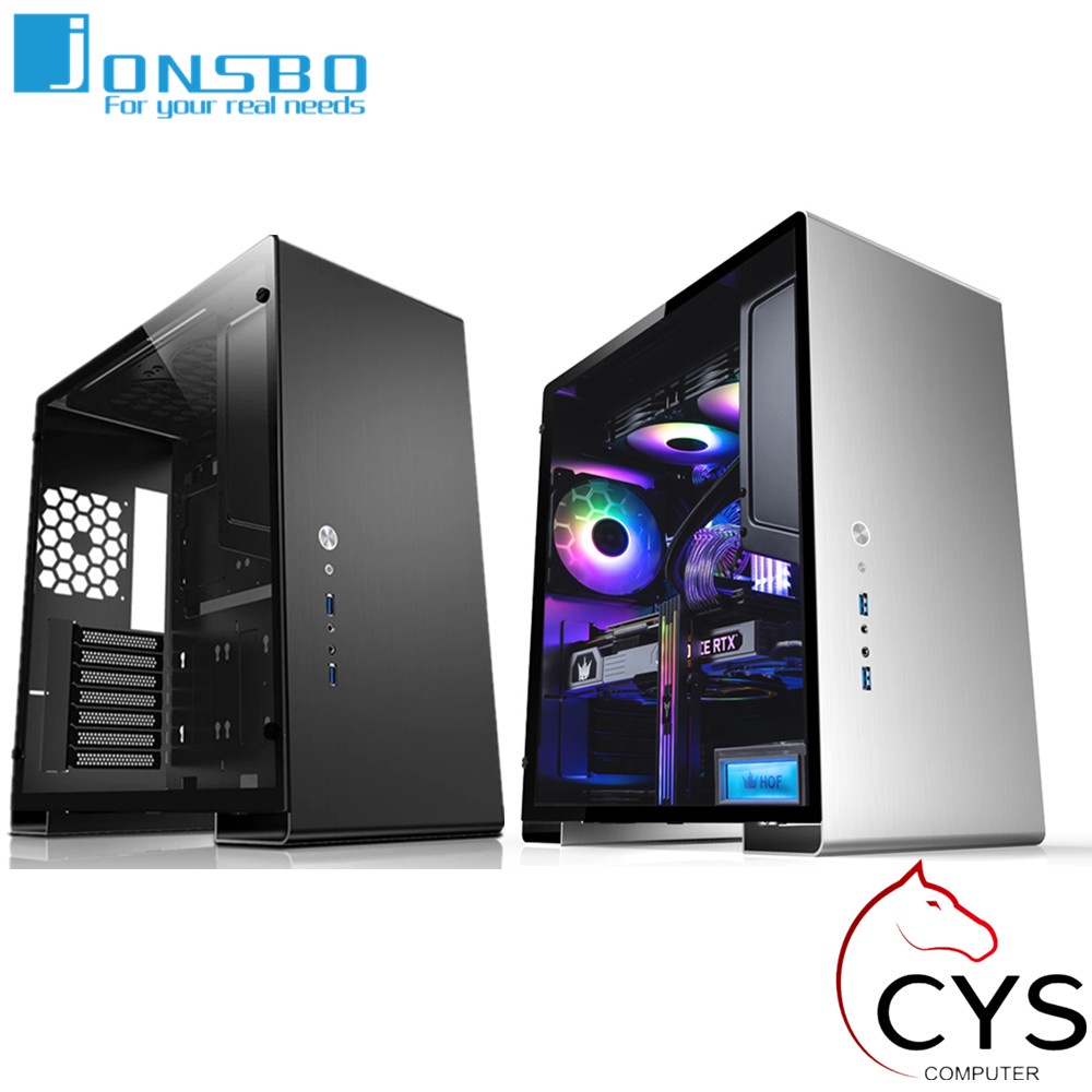 JONSBO U5 ALUMINUM TG ATX CASING | Shopee Malaysia