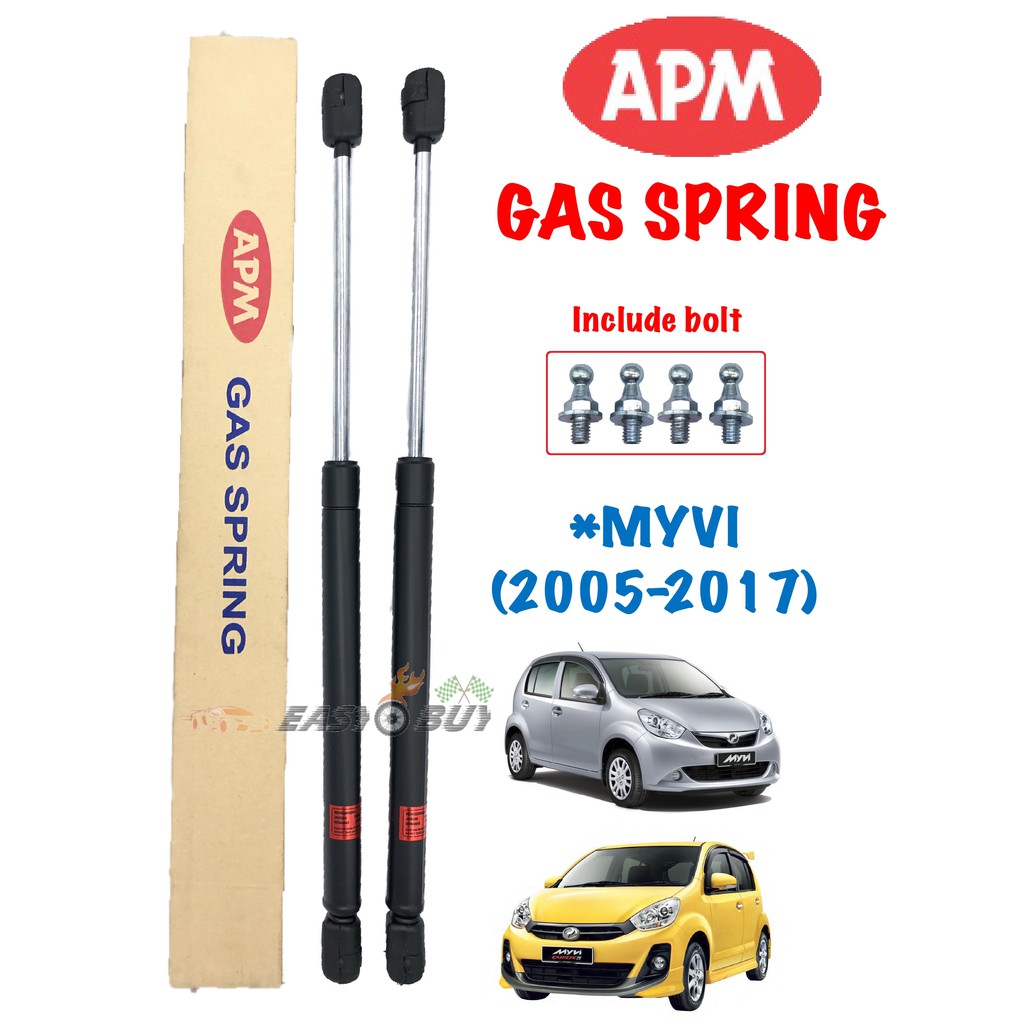 APM Perodua Myvi All Model Rear Boot Damper GAs Spring Bonnet Absorber ...