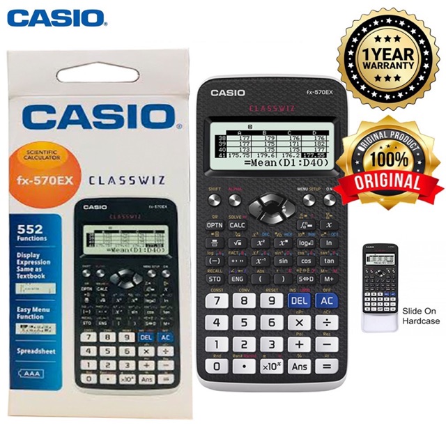 Casio fx-570EX Calculator (CLASSWIZ) | Shopee Malaysia