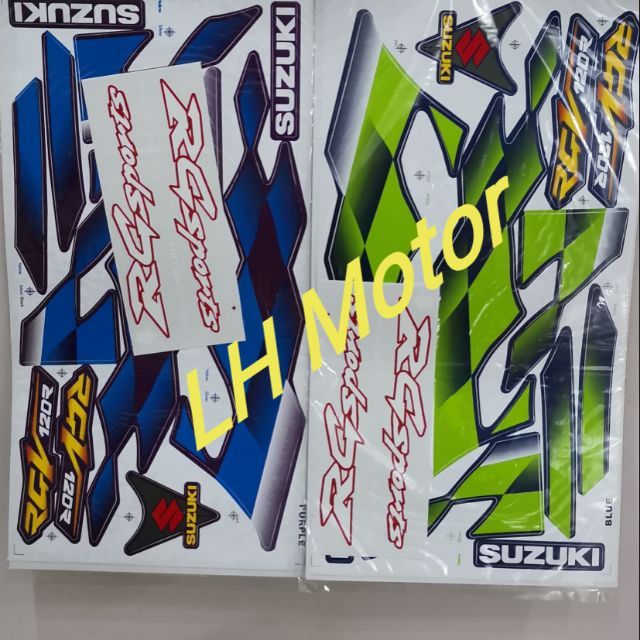 SUZUKI 🌟RG SPORTS / RGV 120🌟 Body Sticker | Shopee Malaysia