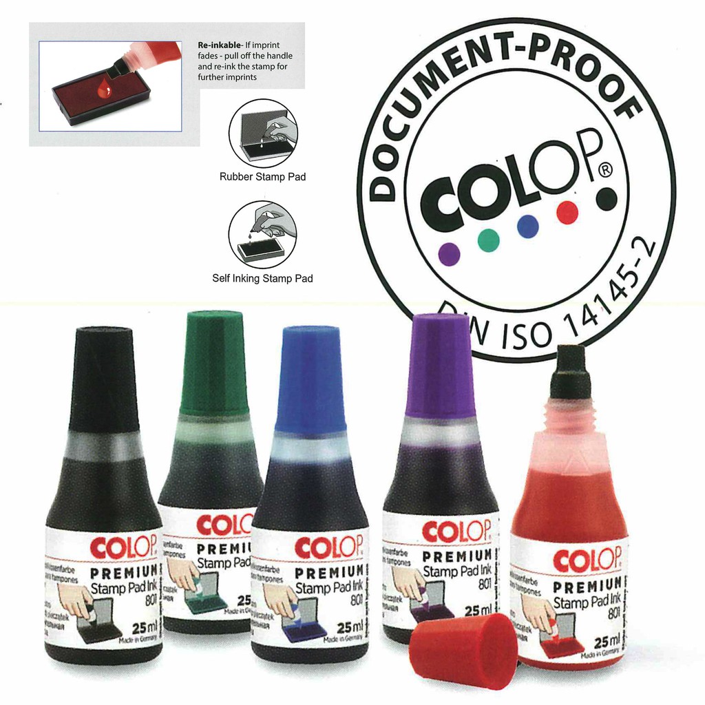 Colop Self-Inking Refill Ink 25ml | Shopee Malaysia