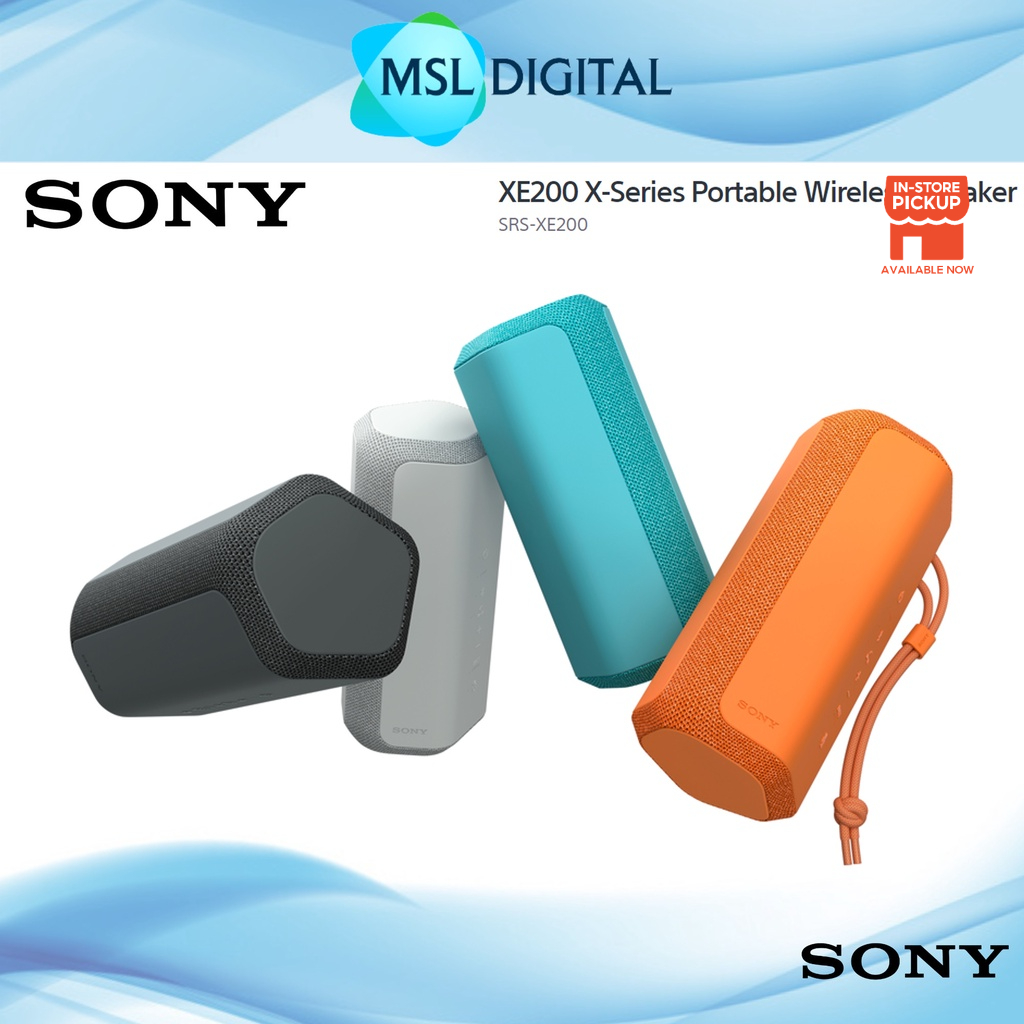 Sony XE200 X-Series IP67 Water Resistant & Dustproof Portable Wireless ...