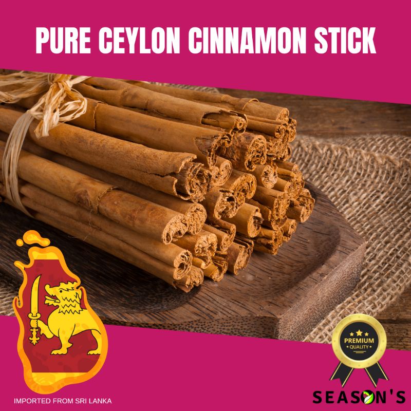 ALBA Pure Ceylon Cinnamon Stick | Kulit Kayu Manis Sri Lanka | Shopee ...