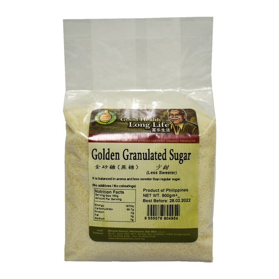 [Ready Stock] Golden Granulated Sugar (Less Sweeter) 900gm 全砂糖（蔗糖）少甜 ...