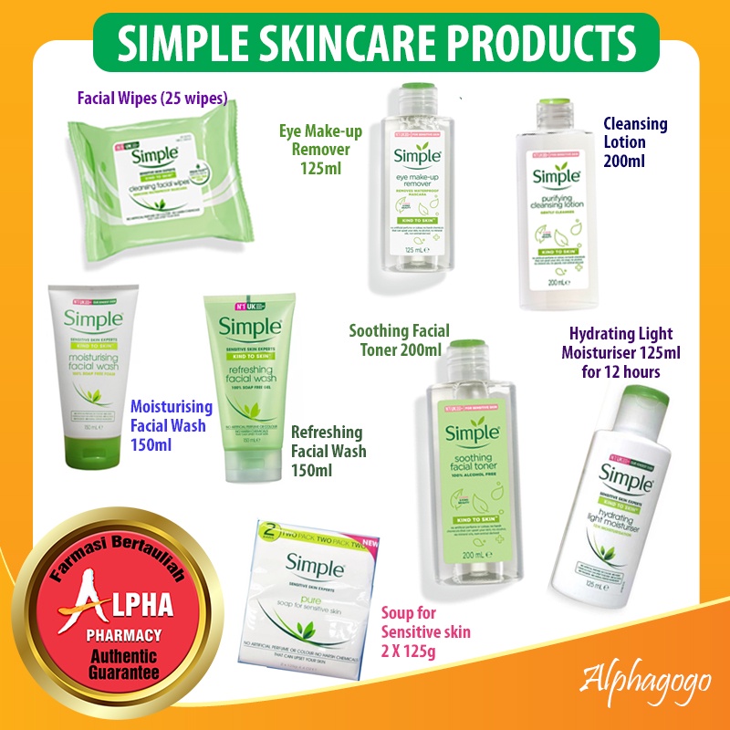 Simple Sensitive Skin Experts / Skincare Products (Facial Wash ...