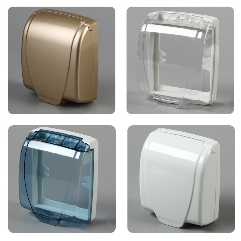 Toilet bathroom transparent self-adhesive switch waterproof cover ...