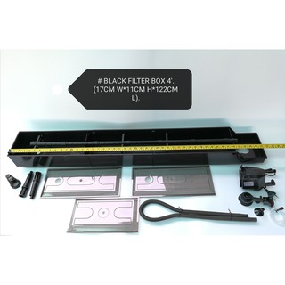 Dophin Aquarium Top Filter Box [P1108] 48" x 4.5" x 6.5'' (XXL ...