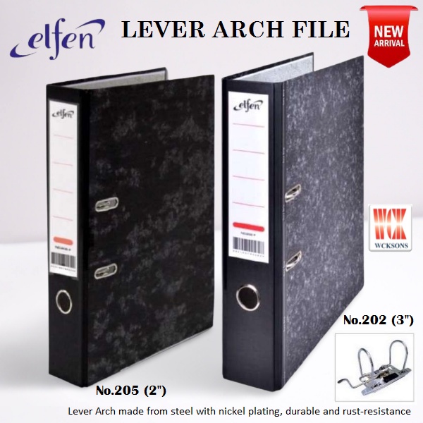 ELFEN LEVER ARCH FILE ( SPINE WIDTH 2 OR 3 INCH ) | Shopee Malaysia