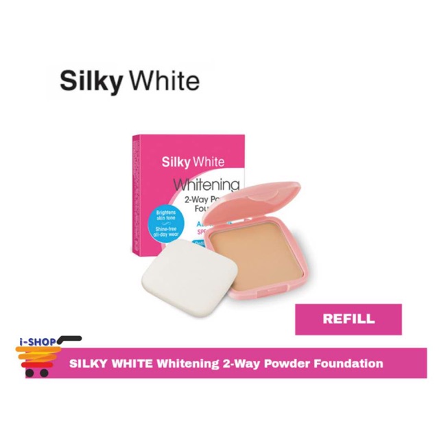 SILKYGIRL Silky White Whitening 2-Way Powder Foundation (Refill ...