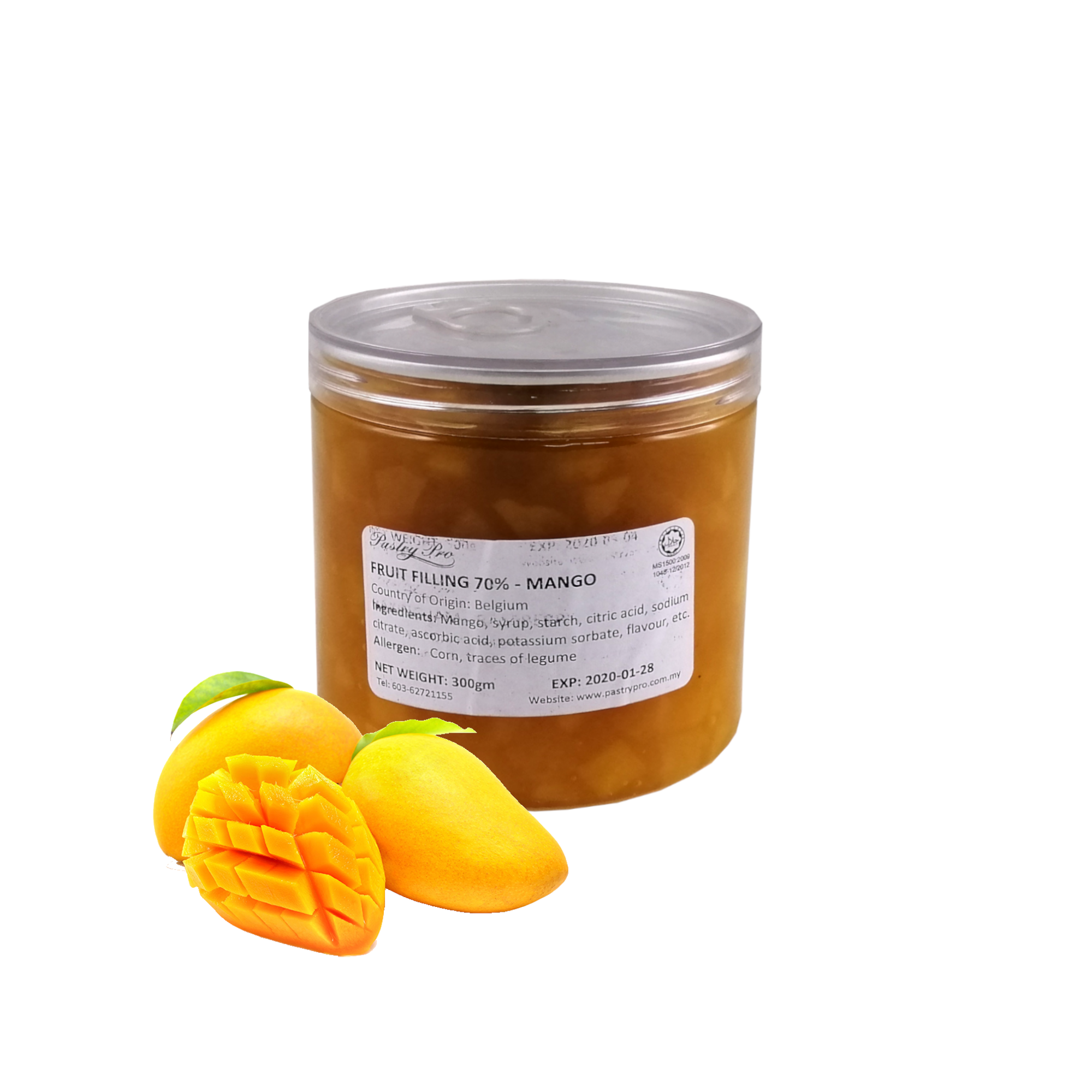 Fruit Filling, Mango, 70%, Belgium, 400 g | Shopee Malaysia