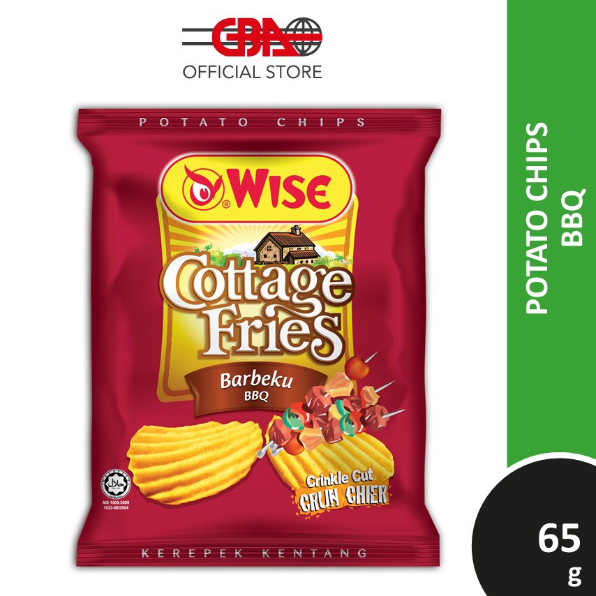 Wise Cottage Fries Potato - BBQ (65g) | Shopee Malaysia