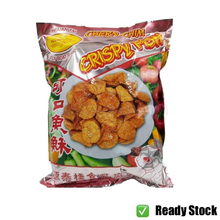 Chern-Chim Crispy Fish Cracker (280g) Keropok Ikan Satay | Shopee Malaysia