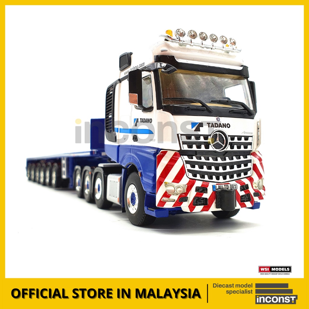 INCONST | WSI Models Mercedes Benz Arocs Big Space 8X4 Ballast Trailer ...