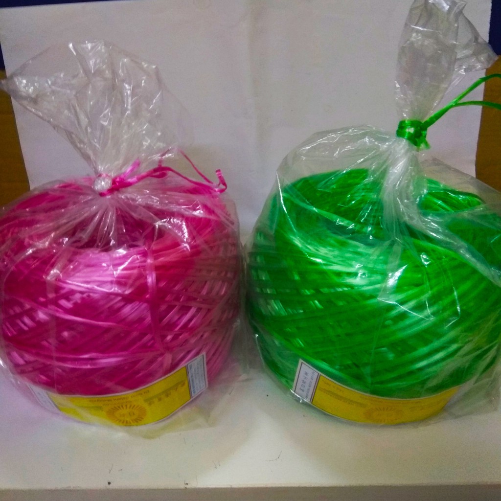 TALI RAFIA 1KG-/+ - RAFFIA ROPE (TALI POLYPROPYLENE) | Shopee Malaysia