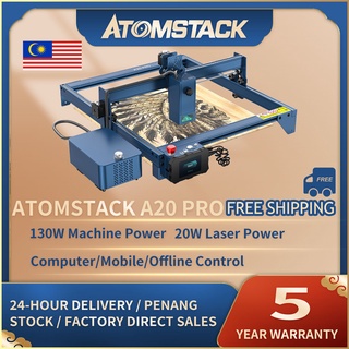 Ready Stock🚚ATOMSTACK A20 Pro Laser Engraver 130W Engraving Cutting ...