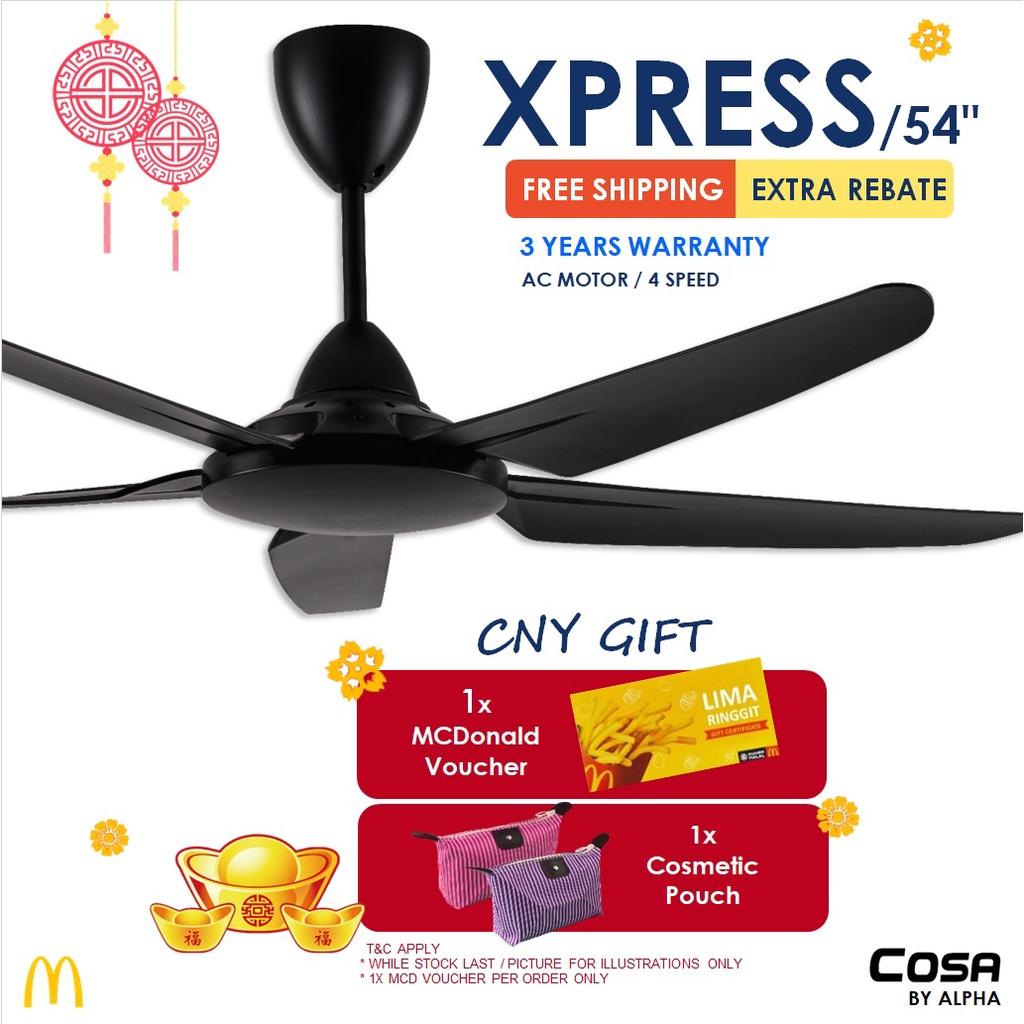 Alpha Cosa Xpress 54" 4 Speed | Shopee Malaysia