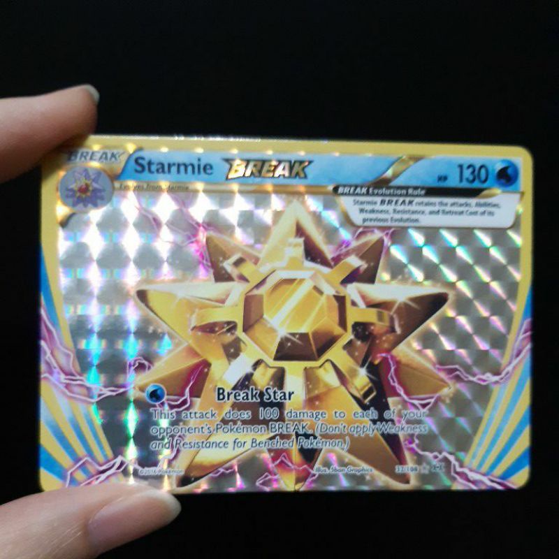 Pokemon Card TCG: XY evolution: Starmie Break -Break Rare 43/108 100% Original Pokemon Card ...
