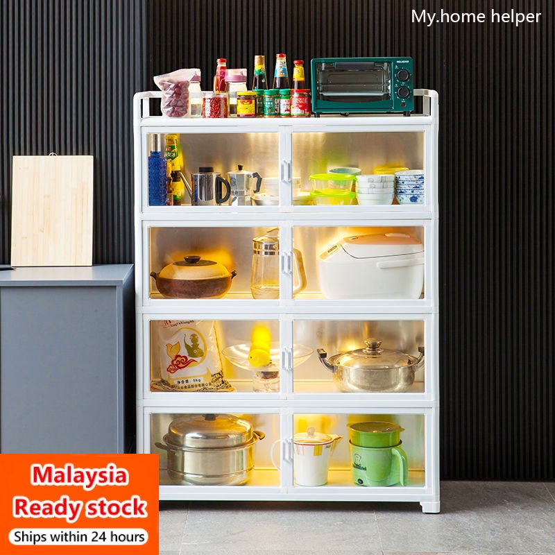 🔥Ready Stock🔥Kitchen rack multi-layer floor-to-ceiling multi-functional ...