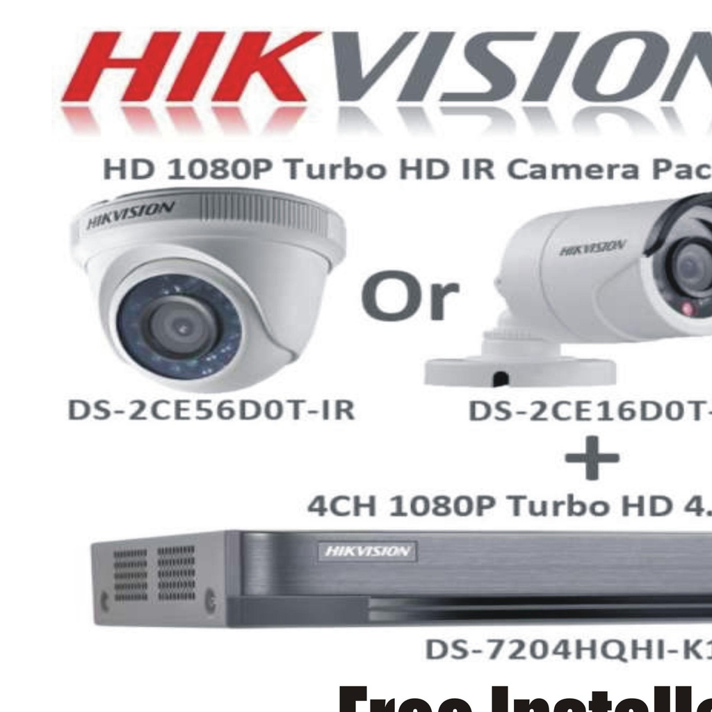 4ch CCTV & 4 unit 2.0Megapixes & 1TB HDD & Installation Wiring | Shopee ...