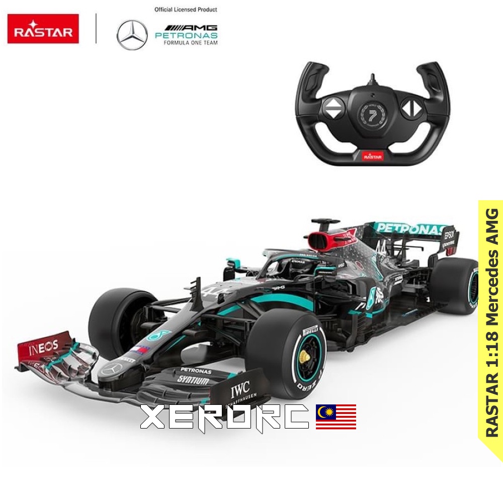 RASTAR 1:18 Mercedes AMG Petronas F1 RC F1 W11 EQ Performance Remote ...