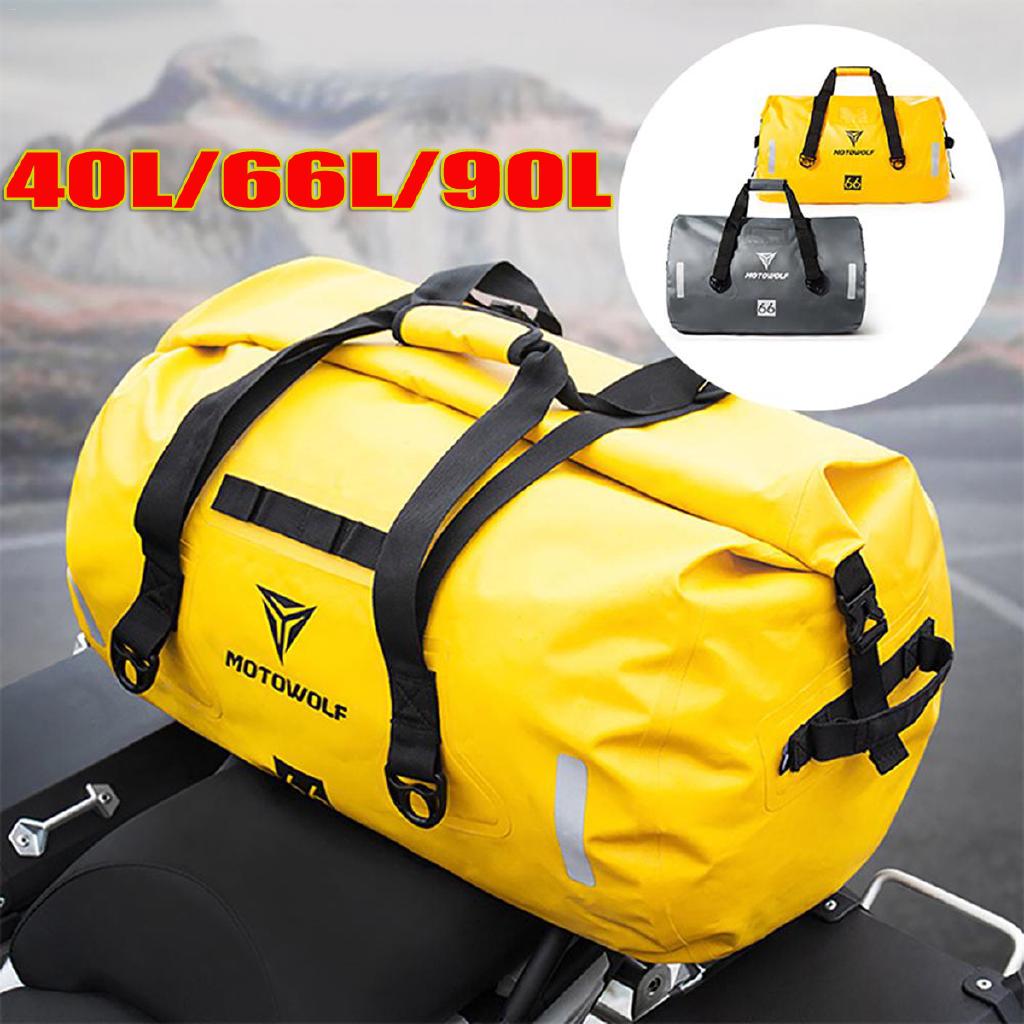MOTOWOLF Outdoor Motorcycle Touring Dry Luggage Roll Pack Roll Bag ...